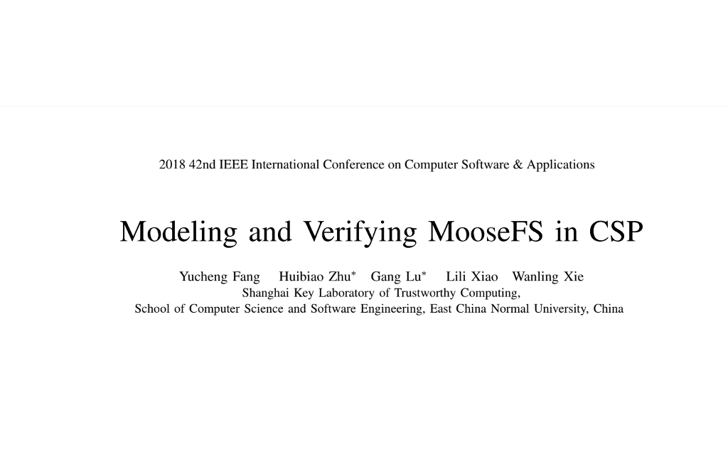Moosefs Is Verified Formally Moosefs Distributed Storage The Best